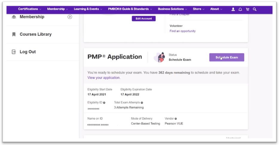 How to Schedule the PMP® Exam | 3FOLD Education Centre